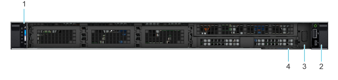 Do you know the front view of the systemof Dell PowerEdge R660? Here we ...